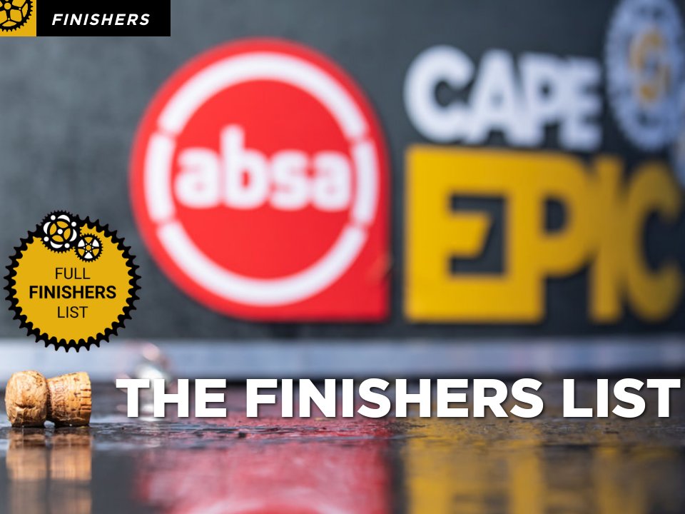 The Finisher List - 2023 Absa Cape Epic Ride Review