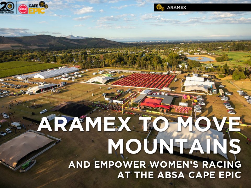 Aramex Sponsorship Announcement - 2024 Absa Cape Epic Chapter 2